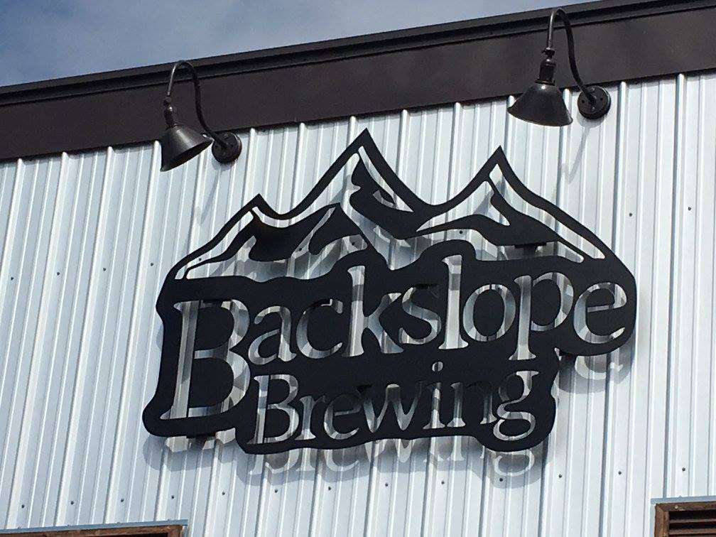 Backslope Brewery signage by Acutech - Acutech Fabrication