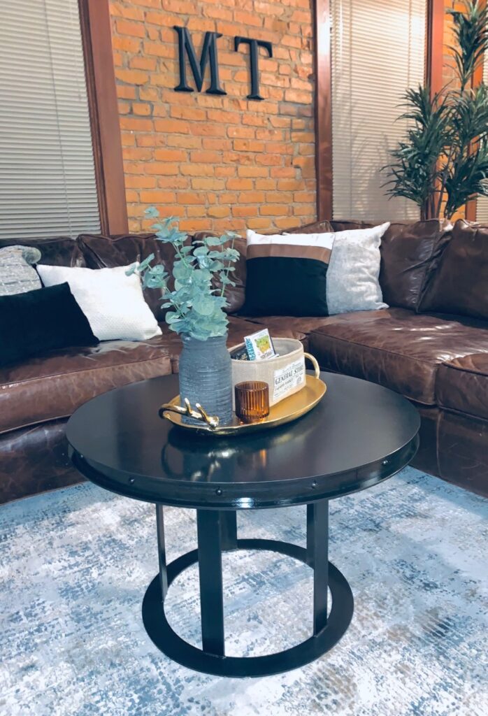 Custom coffee table by Acutech Metalworks - Acutech Fabrication