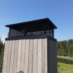 Louvered chimney cap with waterproof pan - Acutech Fabrication
